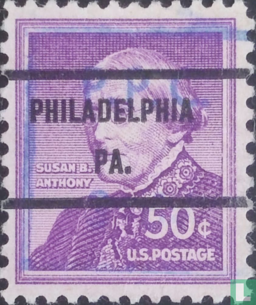 Susan Brownell Anthony 50 (1955) - United States of America ...