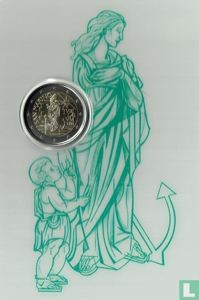 San Marino 2 euro 2025 (folder) "Heilig Jaar" KM# 640 (2025) - San ...