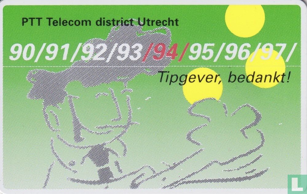 PTT Telecom - Tipgever bedankt! 4025.049 (1994) - PTT Telecom - LastDodo