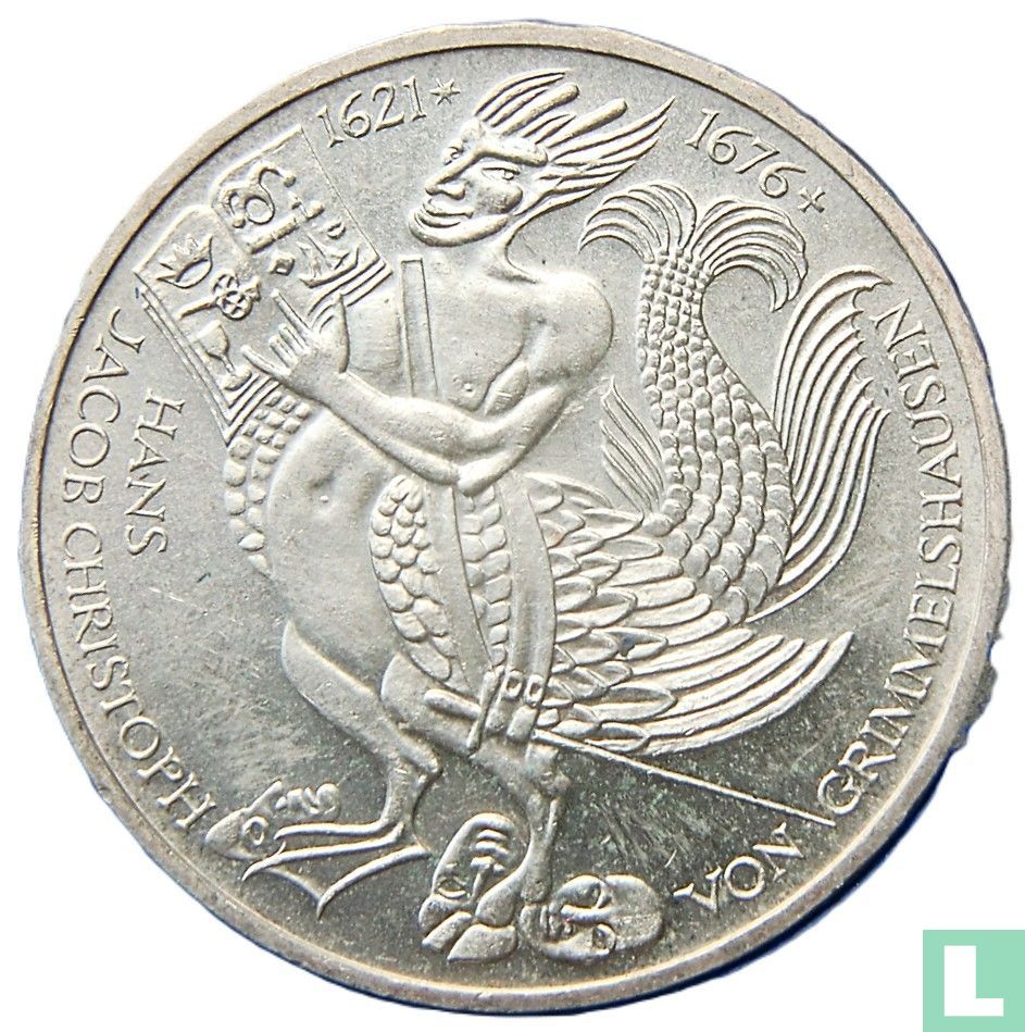 Germany 5 mark 1976 "300th anniversary Death of Hans Jakob Christoph ...