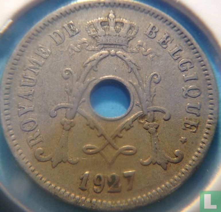 België 10 centime 1927 (FRA - misslag) KM# 85.1 (1927) - België - LastDodo
