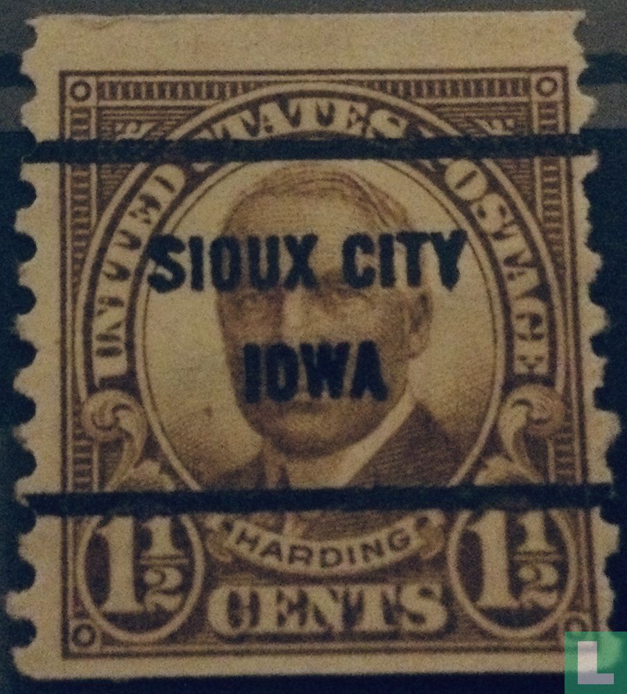 Warren Gamaliel Harding 1½ (1930) - United States of America ...