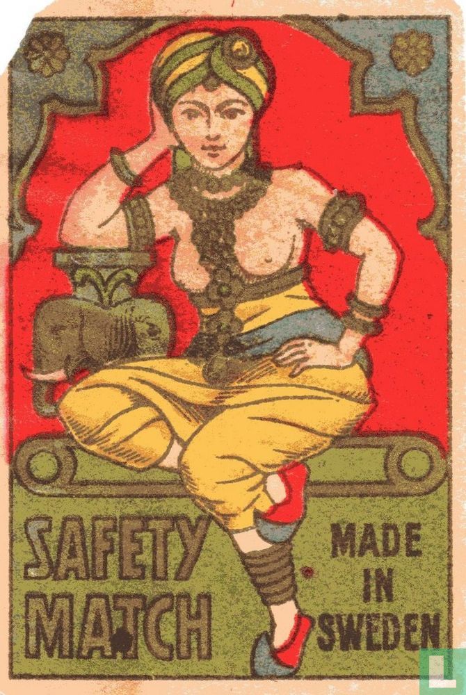Safety Match - Houri - India - LastDodo