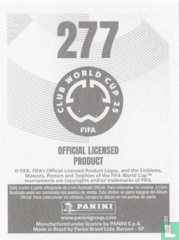 Franco Mastantuono 277 (2025) - Panini - LastDodo