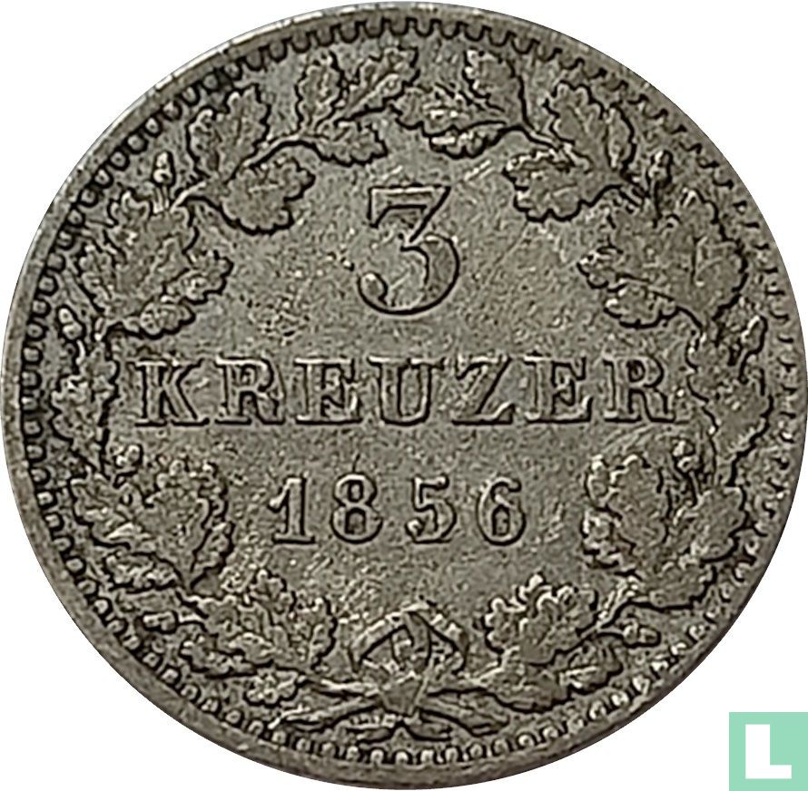 Beieren 3 kreuzer 1856 KM# 800 (1856) - Beieren - LastDodo