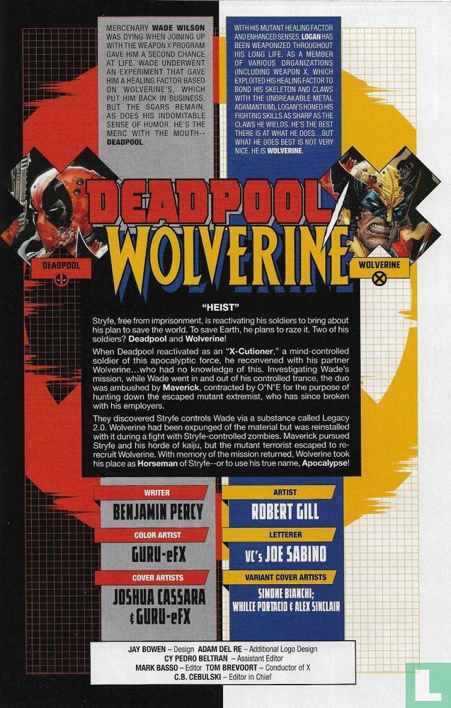 Deadpool / Wolverine 6 6 b (2025) - Deadpool - LastDodo