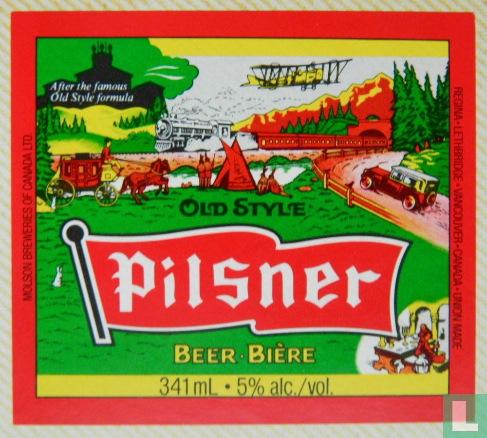 Pilsner Old Style - Molson Brew, Vancouver - LastDodo