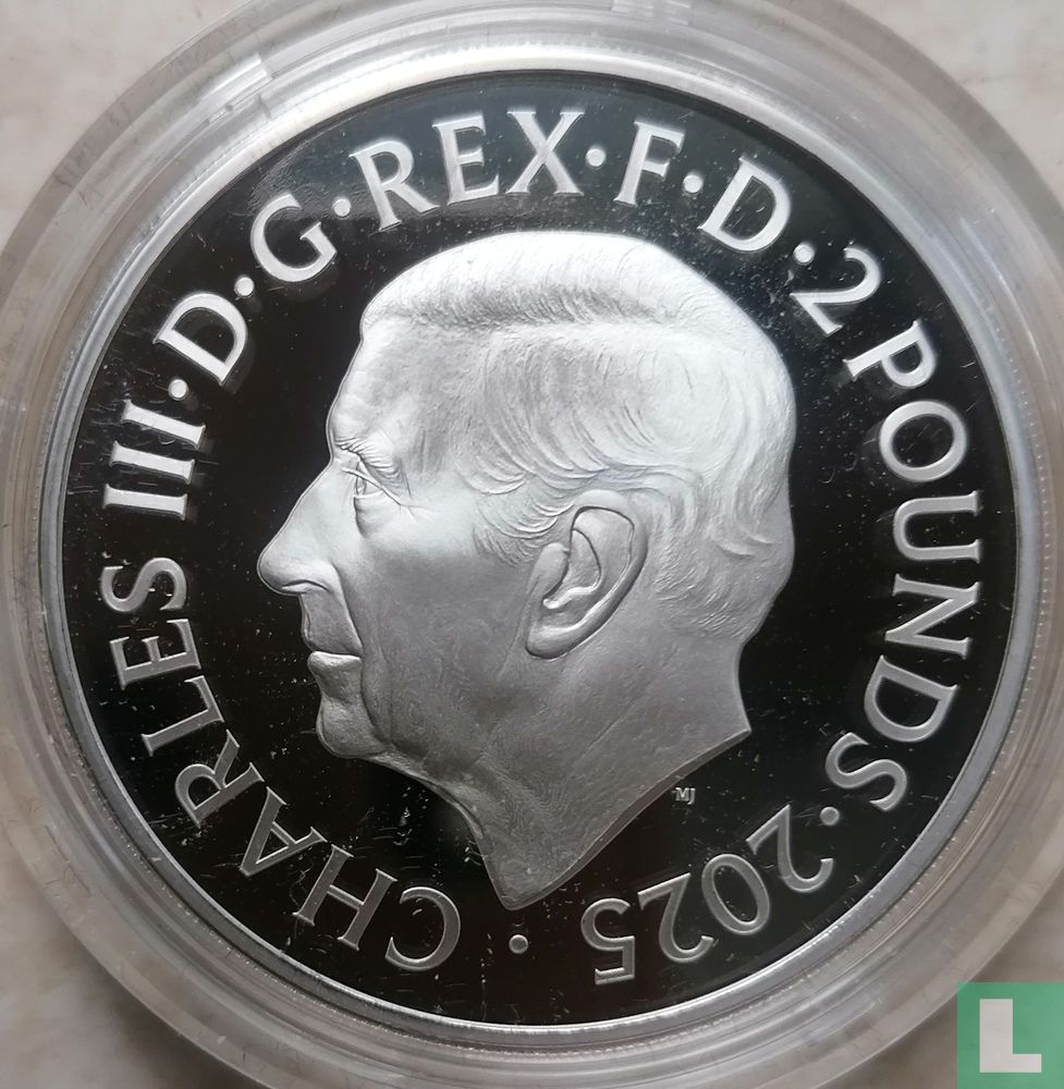 United Kingdom 2 pounds 2025 (PROOF - coloured) "Iron Maiden" KM# (2025 ...