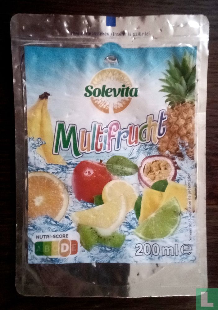Solevita multifruit sachet. multifruit juice. (2023) - Lidl Belgium ...