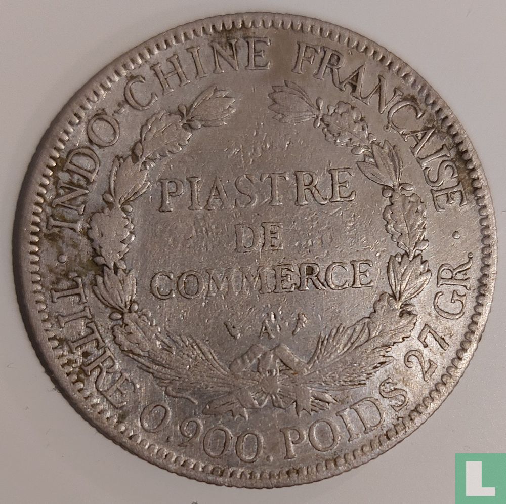 French Indochina 1 piastre 1898 KM# 5a.1 (1898) - French Indo-China ...