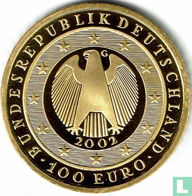 Duitsland 100 euro 2002 (G) "Introduction of the euro currency" KM# 220 ...