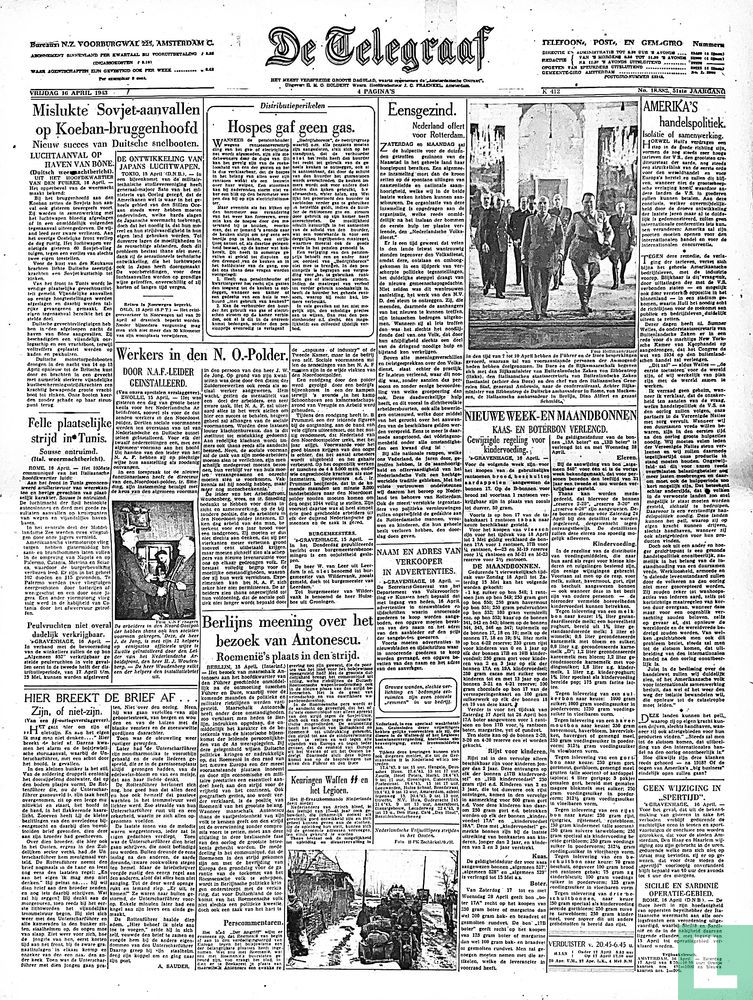De Telegraaf 18882 Vr 18882 Vr (1943) - De Telegraaf - LastDodo