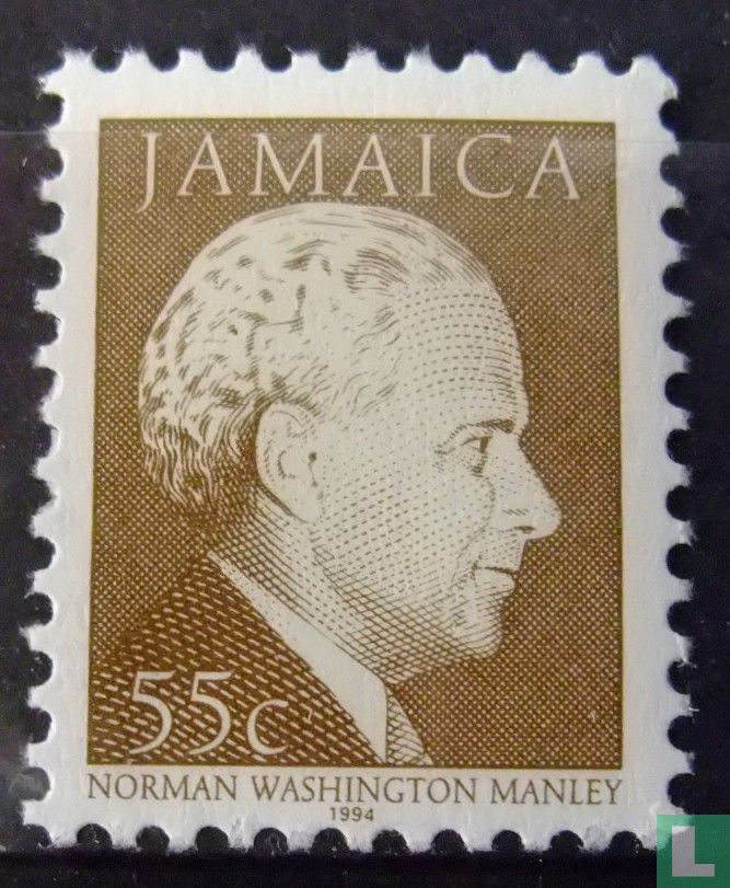 Norman Washington Manley 55 (1994) - Jamaica - LastDodo