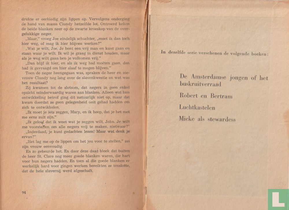 De negerhut van oom Tom (1950) - Beecher-Stowe, Harriet [naar] - LastDodo