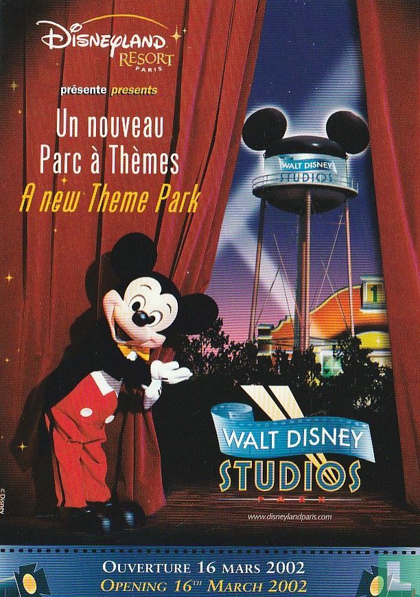 Disneyland Resort Paris - Walt Disney Studios (2002) - Theme parks ...