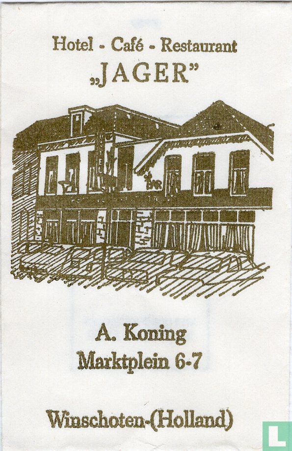 Hotel Café Restaurant "Jager" - Bag - LastDodo