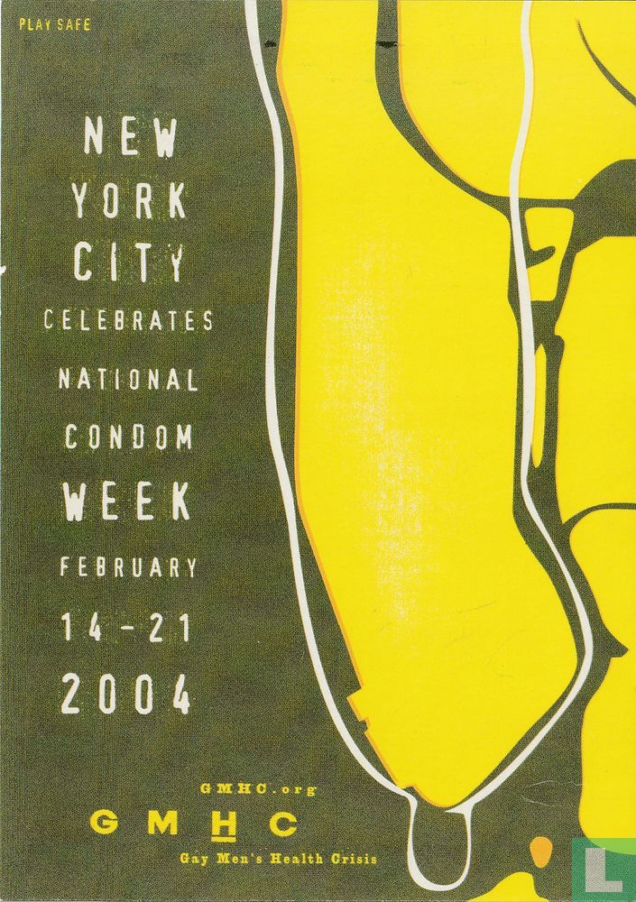 GMHC - National Condom Week - Homosexuality - LastDodo