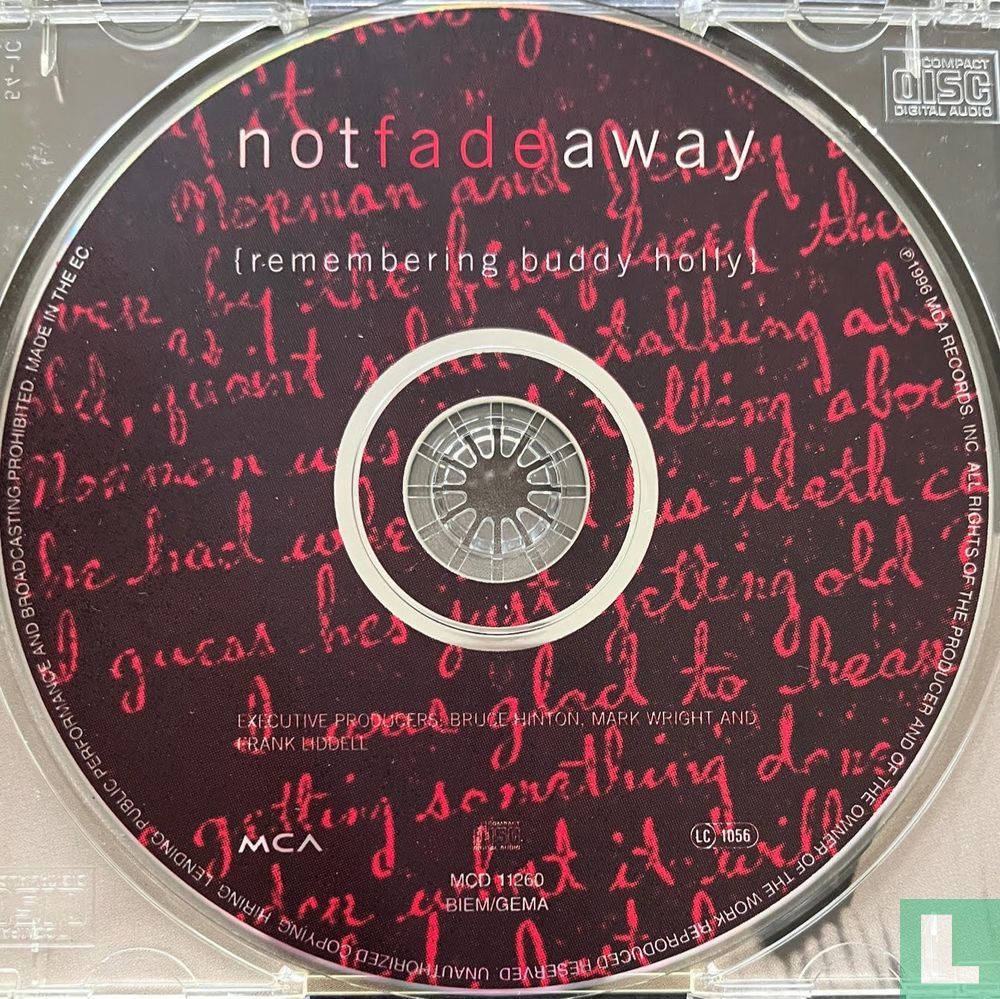 Not fade away (remembering Buddy Holly) CD MCD 11260 (1996) - Artistes ...
