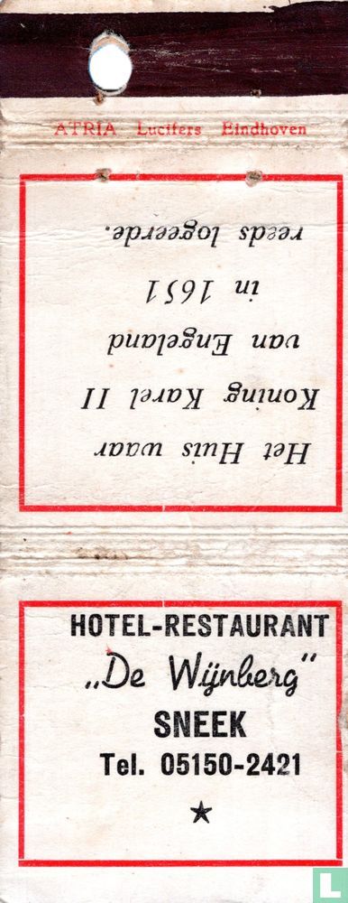 De Wijnberg; Hotel-Restaurant - Horeca - LastDodo