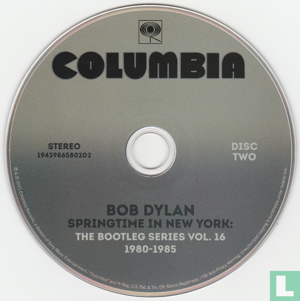 Springtime in New York - The Bootleg Series Vol. 16 (1980-1985) CD ...