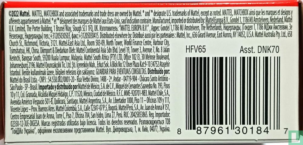 Express Delivery 'Cargo Courriers' 089/100 (2022) - Matchbox - LastDodo