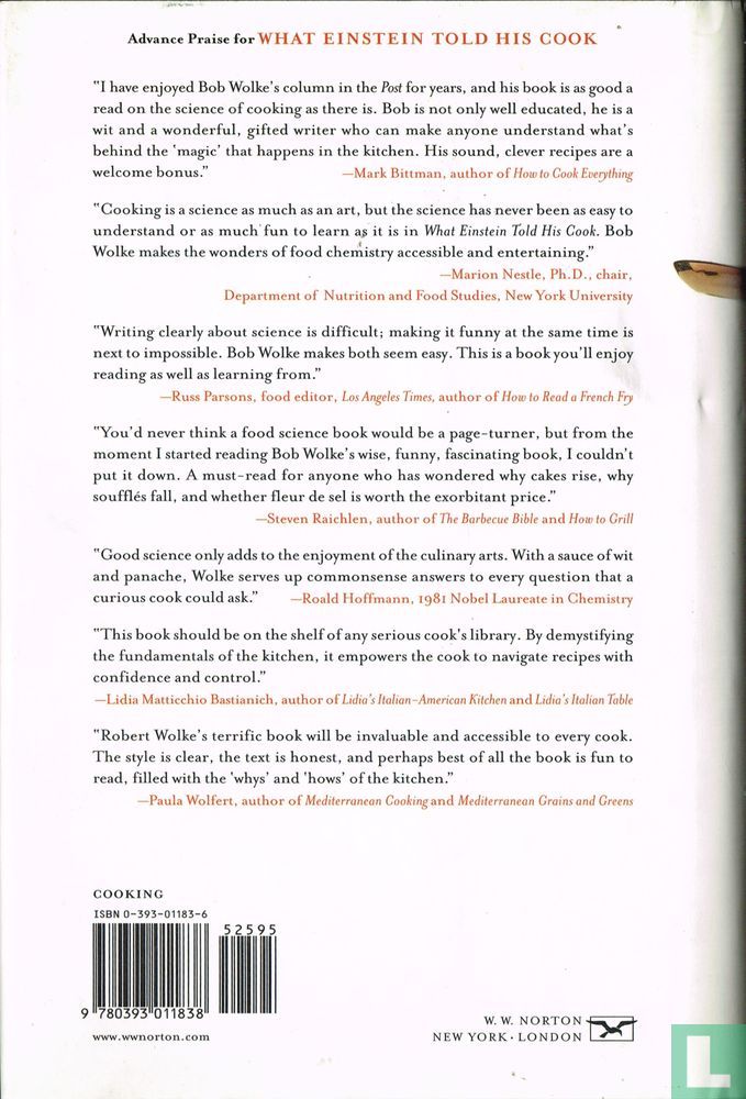 What Einstein Told His Cook (2002) - Wolke, Robert L. - LastDodo