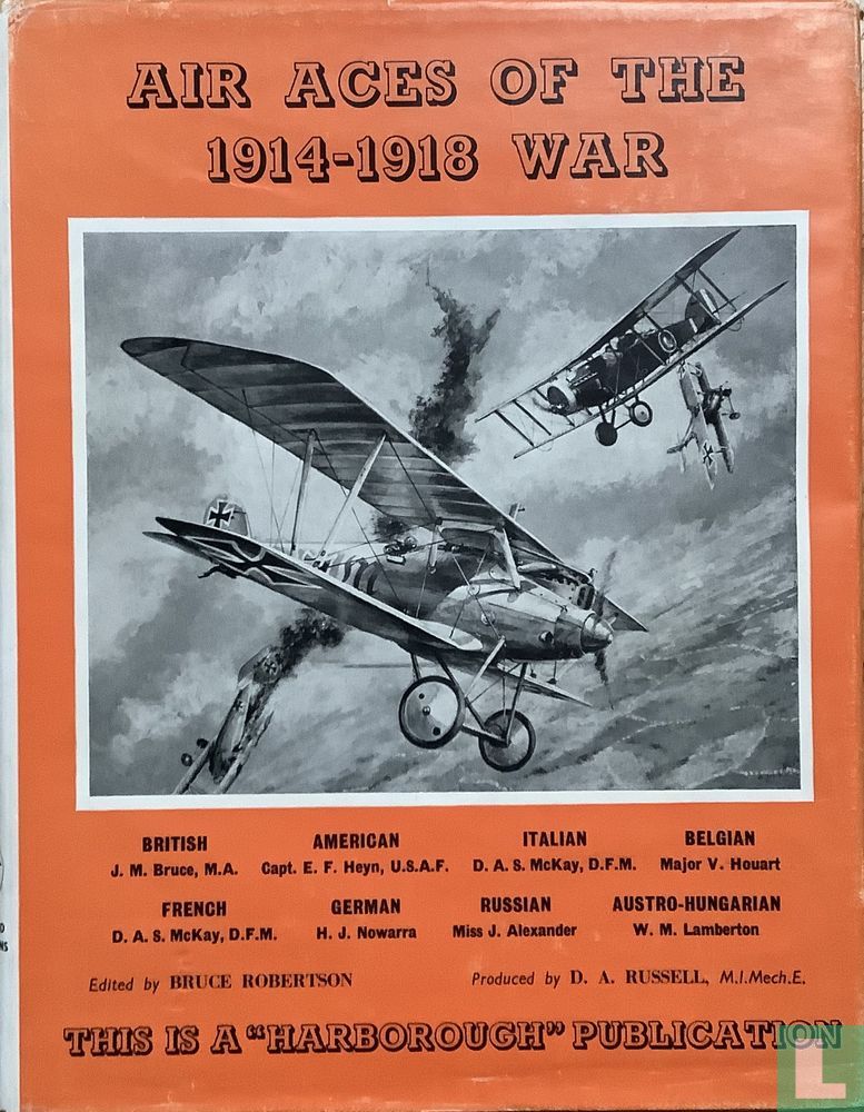 Air Aces of the 1914-1918 War (1959) - Robertson, Bruce - LastDodo