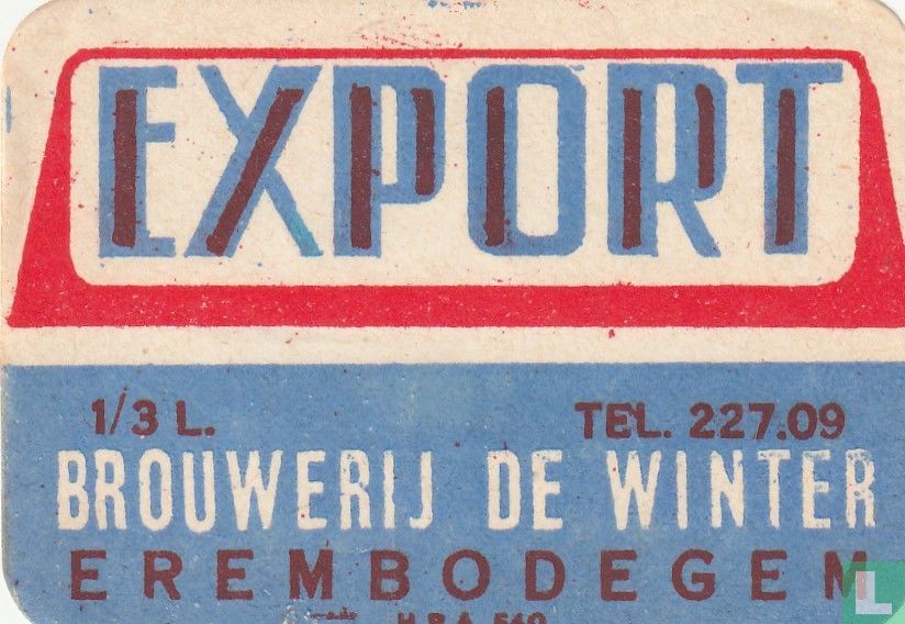 Export - De Winter, Erembodegem - LastDodo
