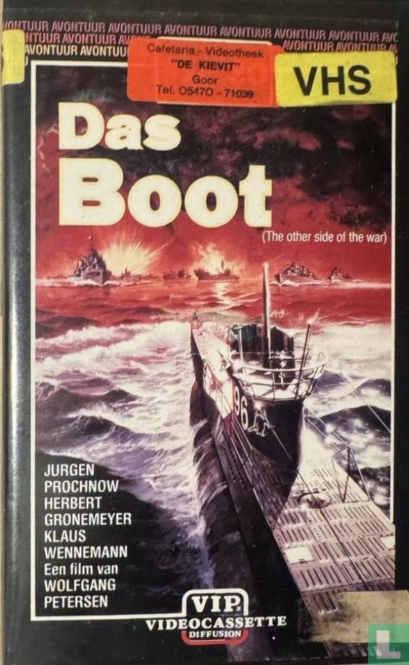 Das Boot VHS (1983) - VHS video tape - LastDodo