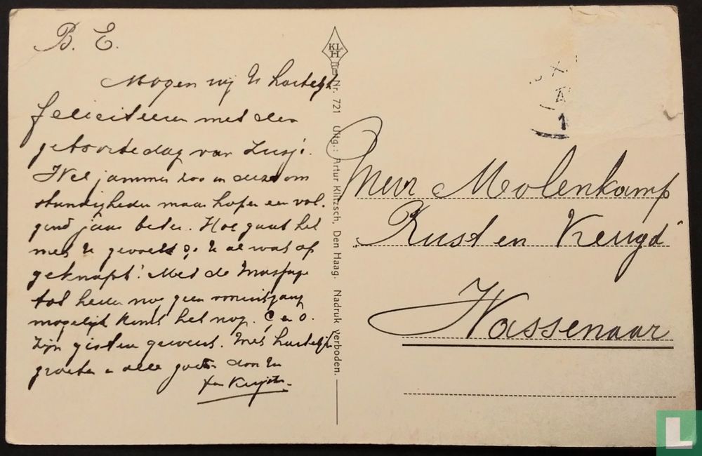 Kanaalpartij , Den Haag Nr.721 - La Haye - LastDodo