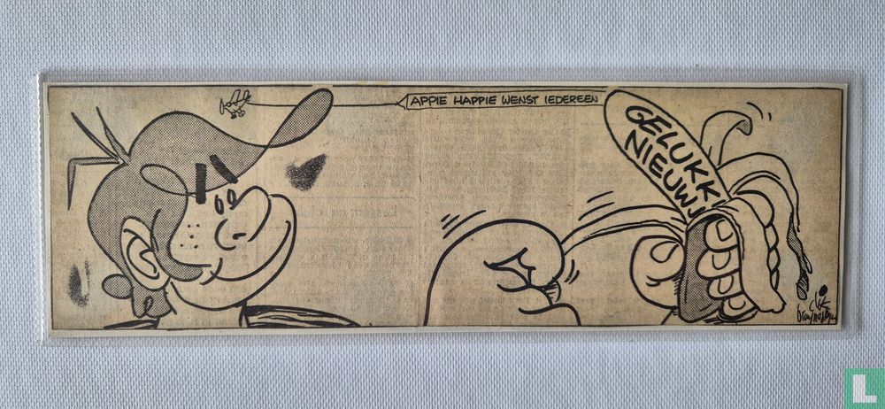 Appie Happie wishes everyone a Happy New Year! - Knipsel - strips ...