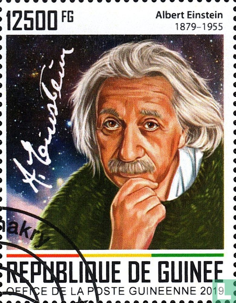 140 years of Albert Einstein 12500 (2019) - Guinea - LastDodo