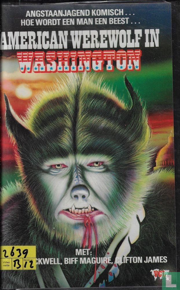 American Werewolf in Washington Vid - Video 2000 video tape - LastDodo
