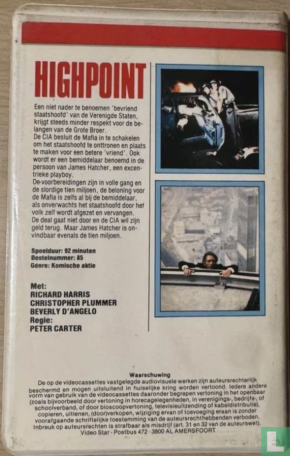 Highpoint Bet - Betamax video tape - LastDodo