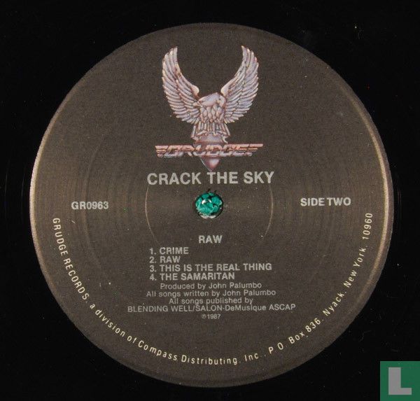 Raw LP GR 0963 (1987) - Crack The Sky - LastDodo