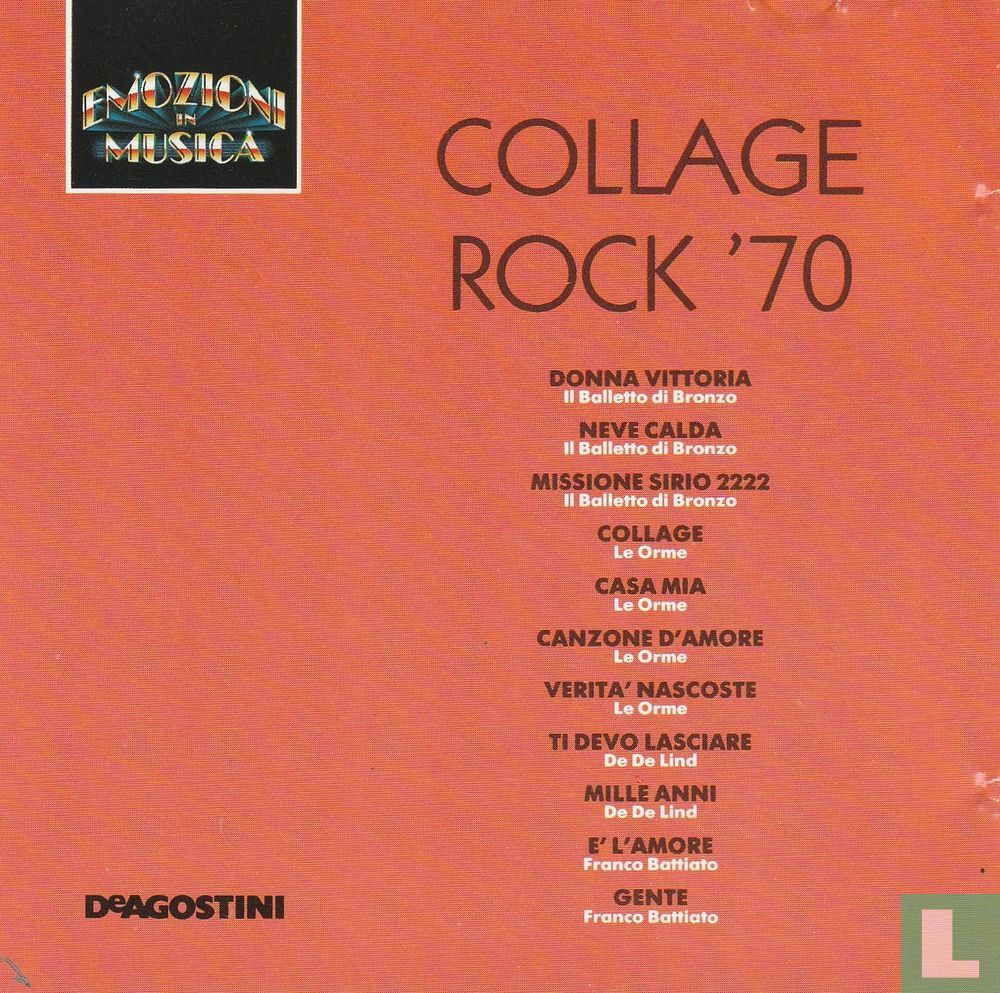 Collage Rock '70 CD IT 991/92 (1991) - Diverse artiesten - LastDodo