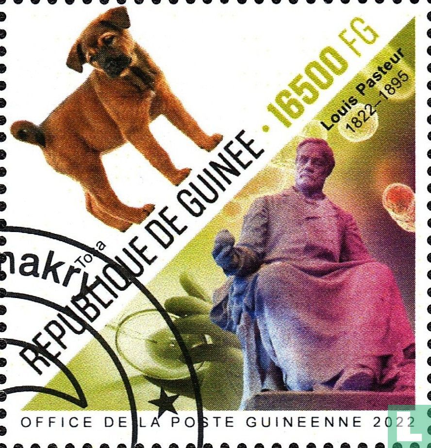 200 ans de Louis Pasteur 16500 (2022) - Guinée - LastDodo