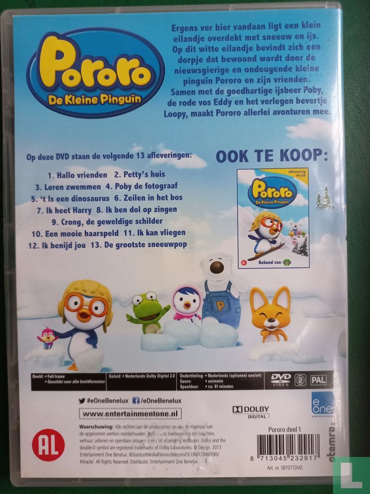 Pororo - De Kleine Pinguin DVD - DVD - LastDodo