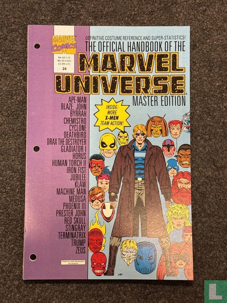 The official Handbook of the Marvel Universe 24 (1992) - Official ...