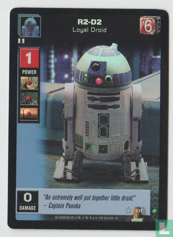 R2-D2, Loyal Droid (Foil) F7 (1999) - The Jedi Council - LastDodo