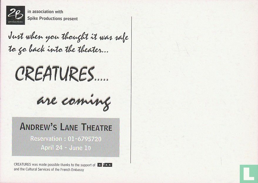 Andrew's Lane Theatre - Creatures - Comédies musicales - LastDodo