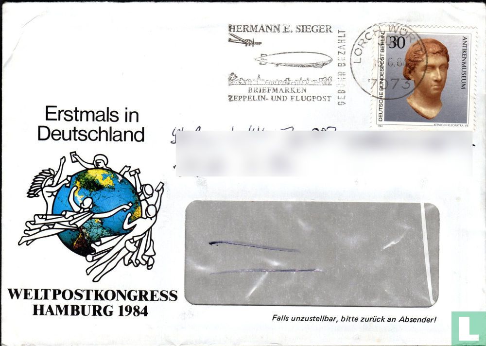 Postal Congress (1984) - Envelope - LastDodo