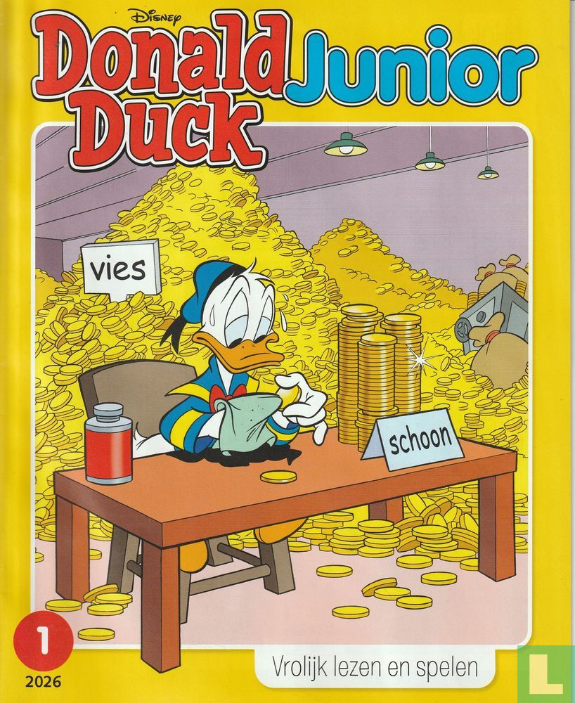 Donald Duck Junior 1 1 (2026) - Donald Duck junior (tijdschrift) - LastDodo