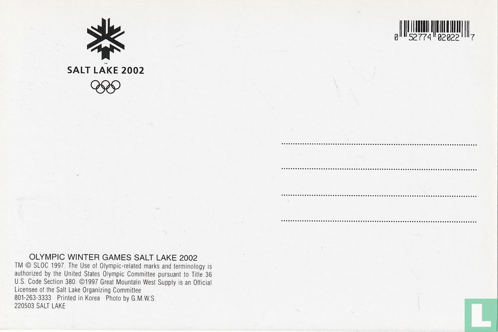 Salt Lake 2002 Olympic Winter Games (2002) - Olympische Winterspelen ...