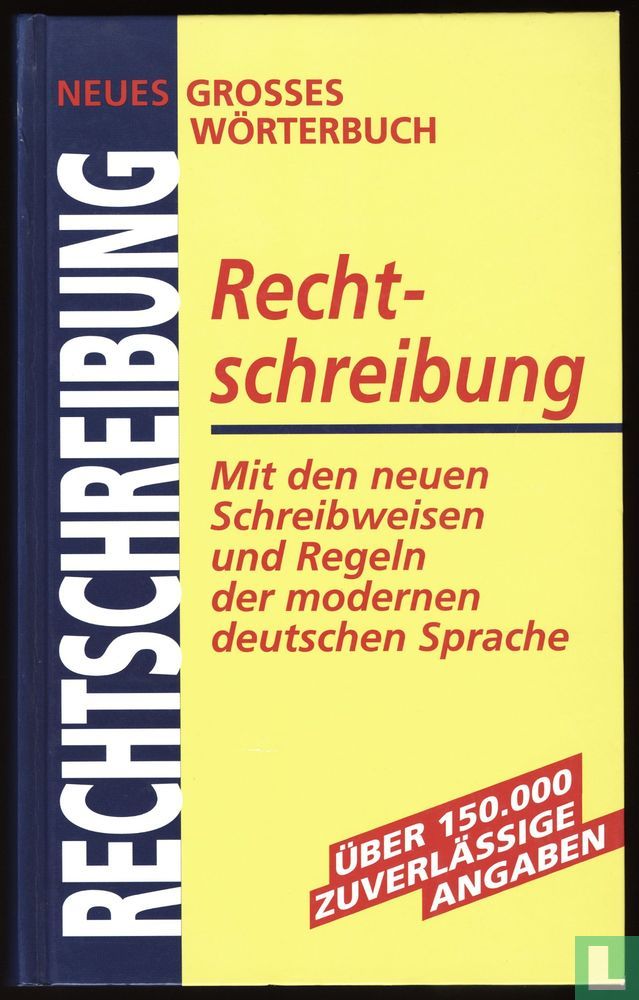 Rechtschreibung (2001) - Dictionary - LastDodo