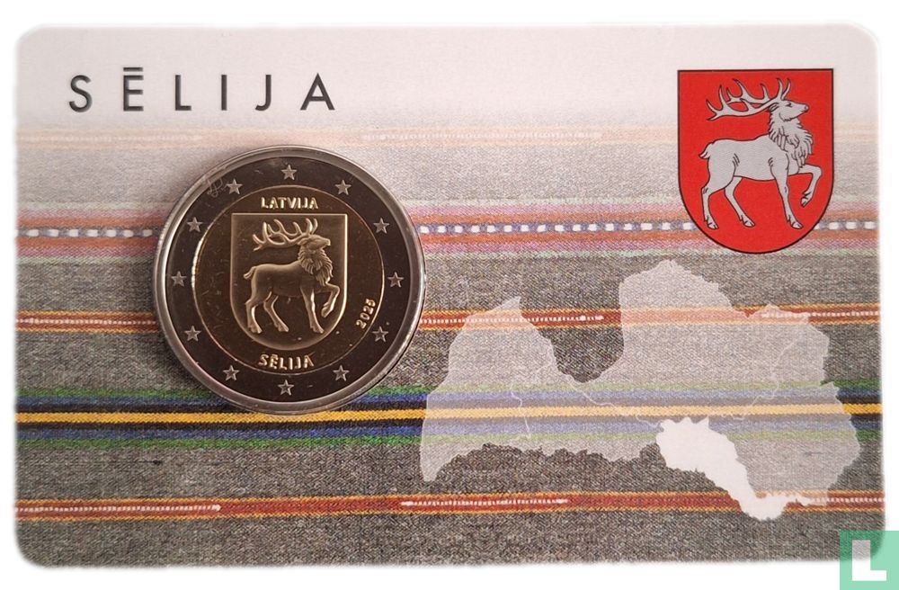 Letland 2 euro 2025 (coincard) "Selija" KM# (2025) - Letland - LastDodo