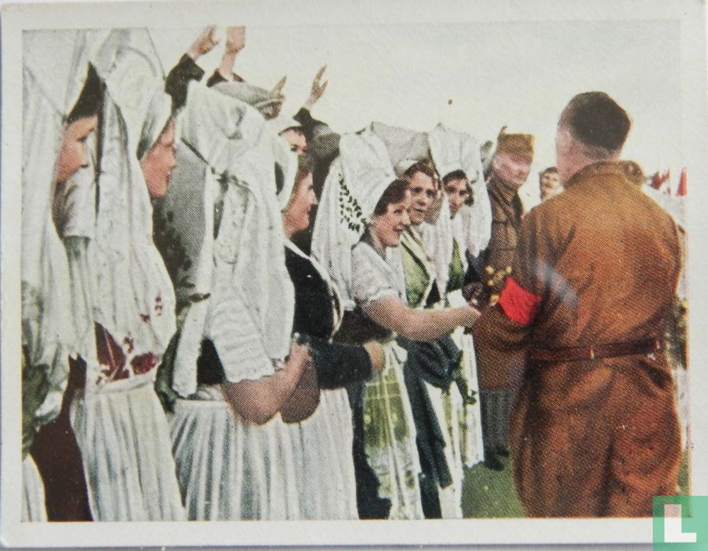 Spreewalderinnen begrussen den Fuhrer 129 (1934) - Constantin ...