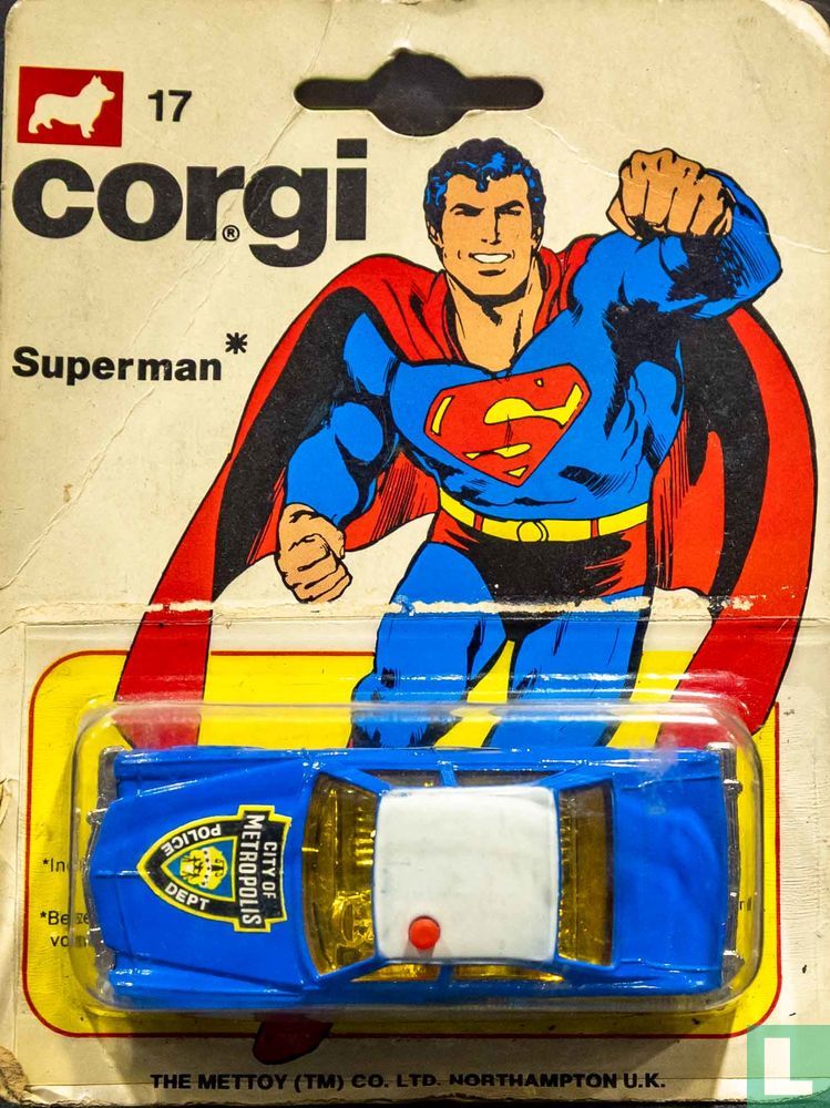 Superman Metropolis Police Dept. 17 (1978) - Corgi (Corgi Toys) - LastDodo