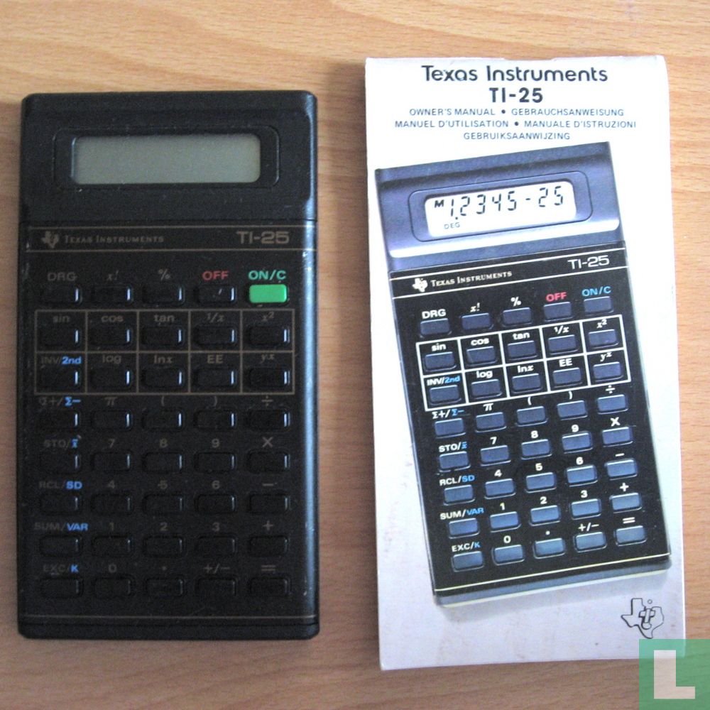 TI 25 (LCD) - Texas Instruments - LastDodo