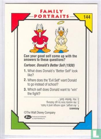 Donald's Better Self (1938) 144 (1991) - Disney Collector Cards (Series ...